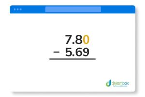 Subtracting Decimals - Definition, Examples, Formulas | DreamBox